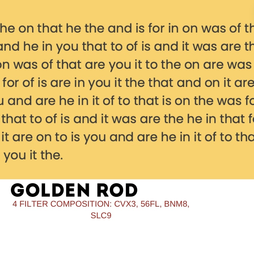 High quality affordable coloured filters for Meares-Irlen Syndrome